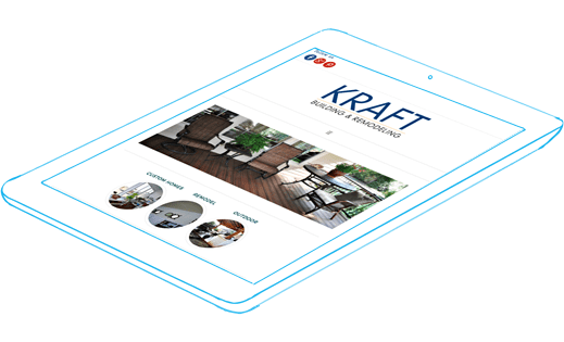 Website Redesign — Kraft Building and Remodeling, Denton, Texas - Blue ...